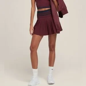 Wilson | Skirts | Wilson Midtown Maroon Navy Blue Tennis Mini Skirt ...